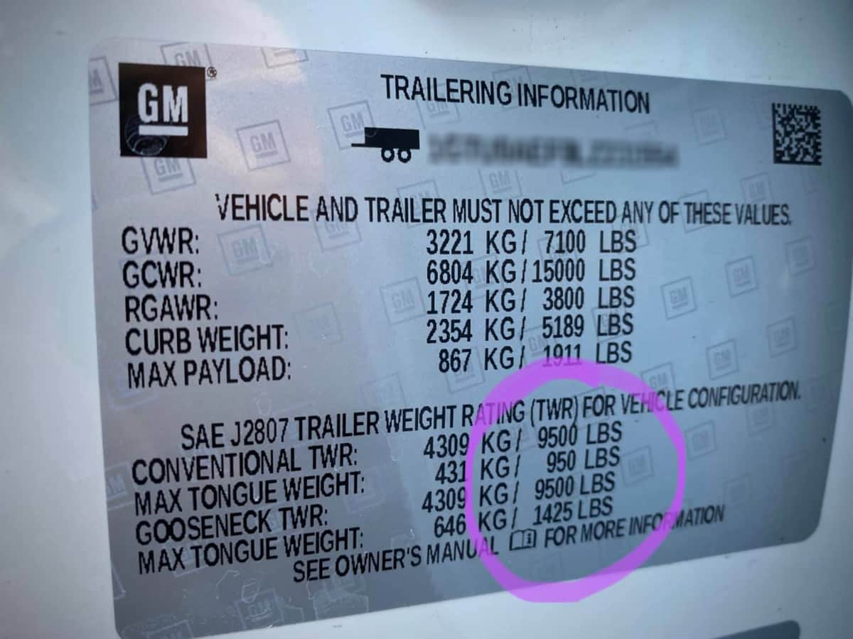 Truck Tow Capacity Rating Chevy Silverado And GMC Sierra Forum